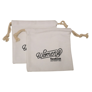 PrintandPack - Custom Canvas Drawstring / Pull String Pouch Printing